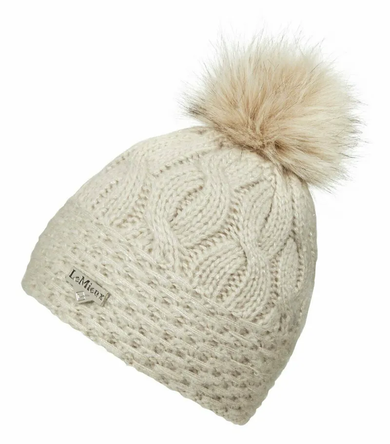 Lemieux Murren Pom-Pom Hat - Stone